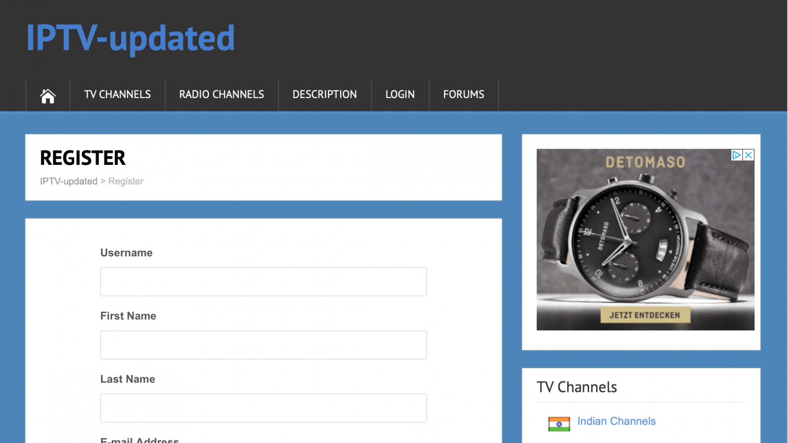 IPTV-updated: a smart way to organize the streaming available online