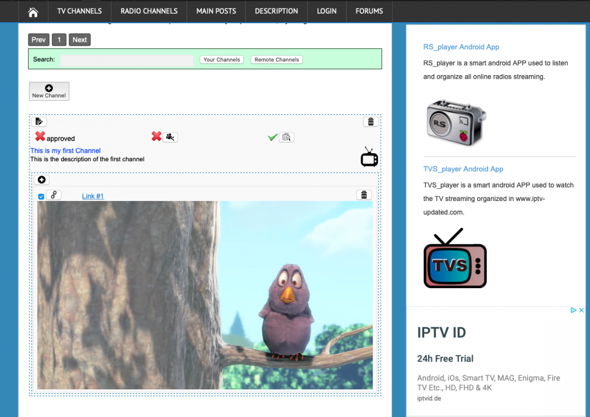 IPTV-updated: a smart way to organize the streaming available online